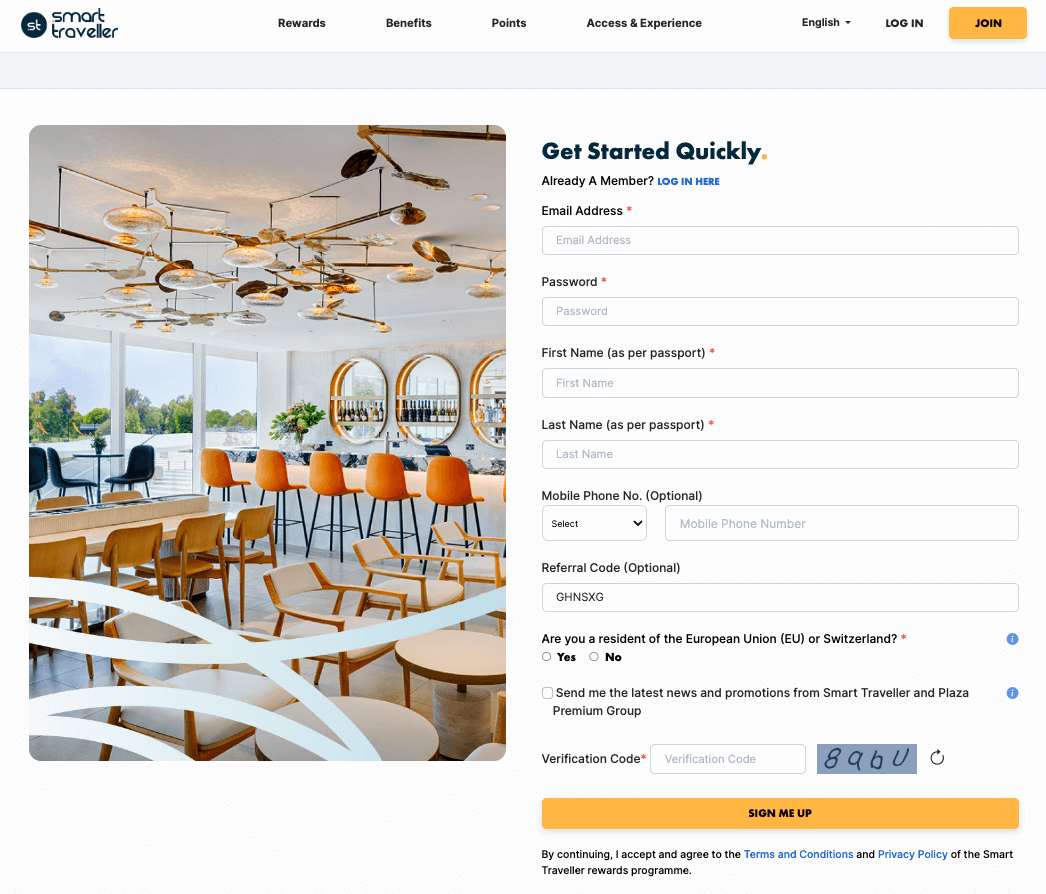 Earn Points on Your Airport Lounge Visits: Smart Traveller App - Jayflyer
